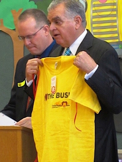 Photos: LaHood Participates in National 'Love the Bus' Event in ...