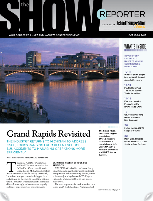 2013 Show Reporter - School Transportation News