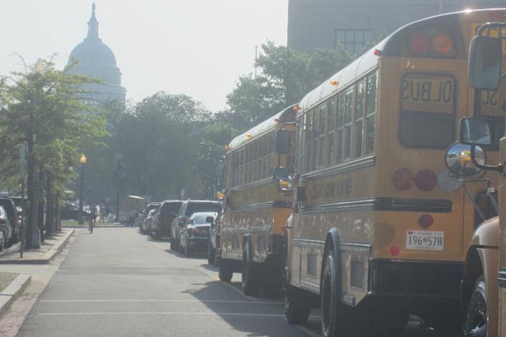 School Buses Drive Freedom Ride for 50th Anniversary of Civil Rights ...