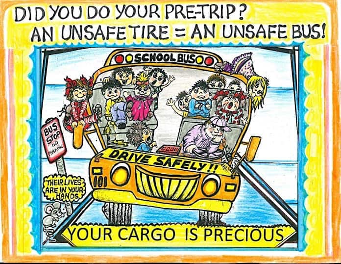 Contractor Unveils Winning Bus Safety Posters - School Transportation News