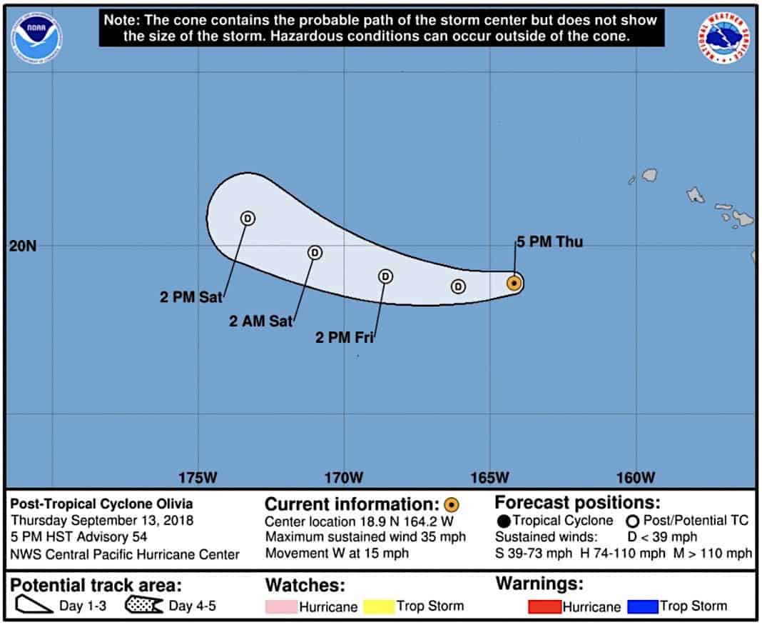Post-Tropical Cyclone Olivia Causes Landslides on Hawaiian Islands ...