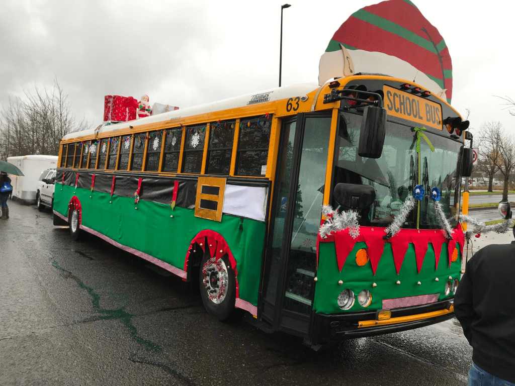 Musical Reindeer Bus Sings in Texas Christmas Parades - School ...