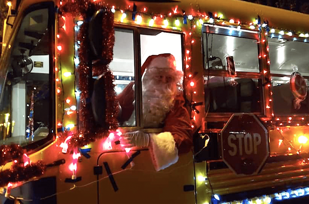 Musical Reindeer Bus Sings in Texas Christmas Parades - School ...
