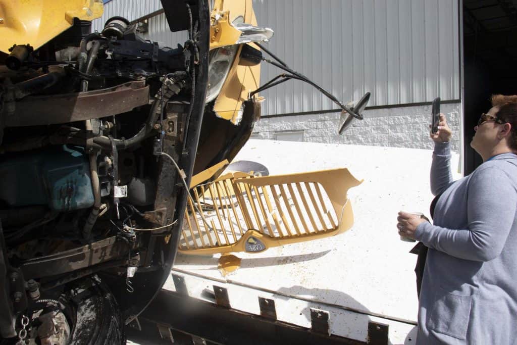 Photo Gallery: SafeGuard School Bus Crash Test Demonstration - School ...