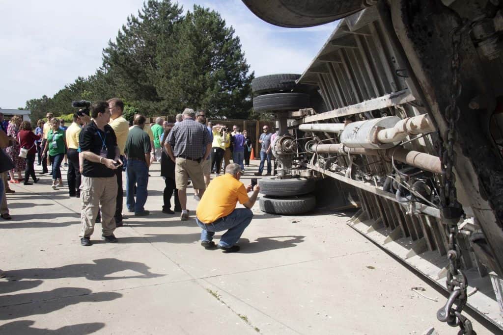 Photo Gallery: SafeGuard School Bus Crash Test Demonstration - School ...