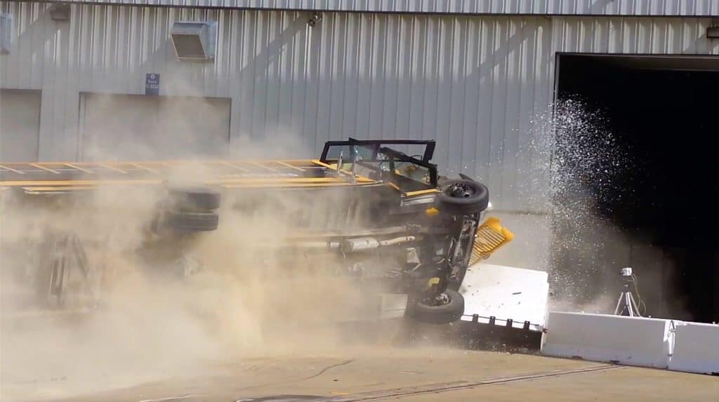 Close-up View of a Flying School Bus Crash, Frame by Frame - School ...