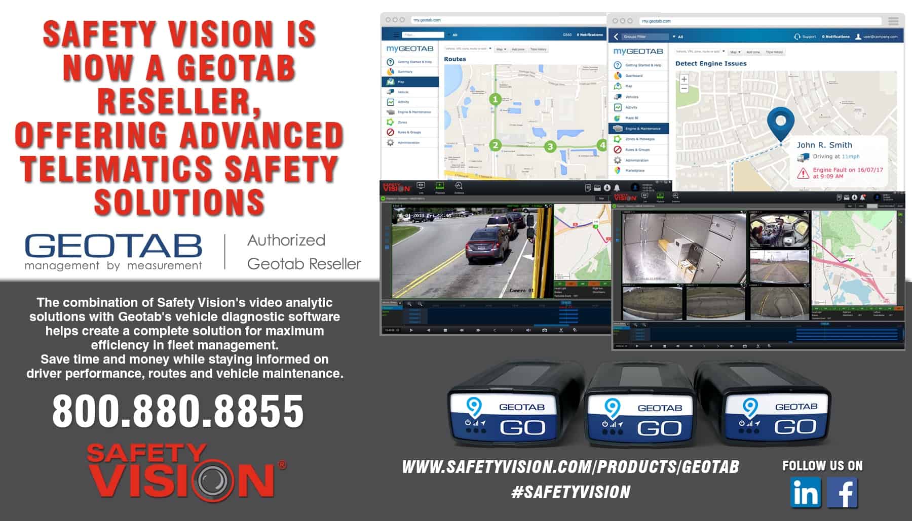 Safety Vision is Now a Geotab Reseller, with Advanced Telematics Safety ...