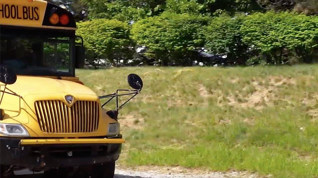 Close-up View of a Flying School Bus Crash, Frame by Frame - School ...