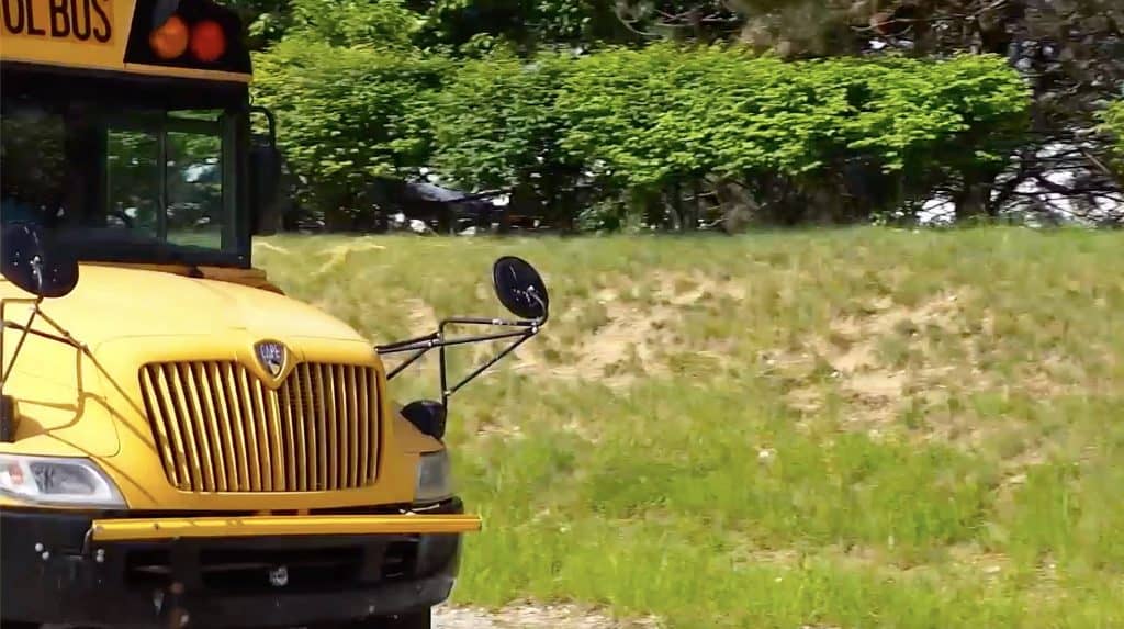Close-up View of a Flying School Bus Crash, Frame by Frame - School ...