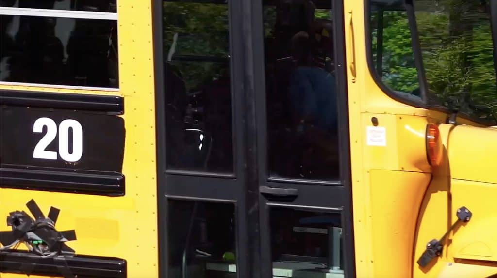 Close-up View of a Flying School Bus Crash, Frame by Frame - School ...
