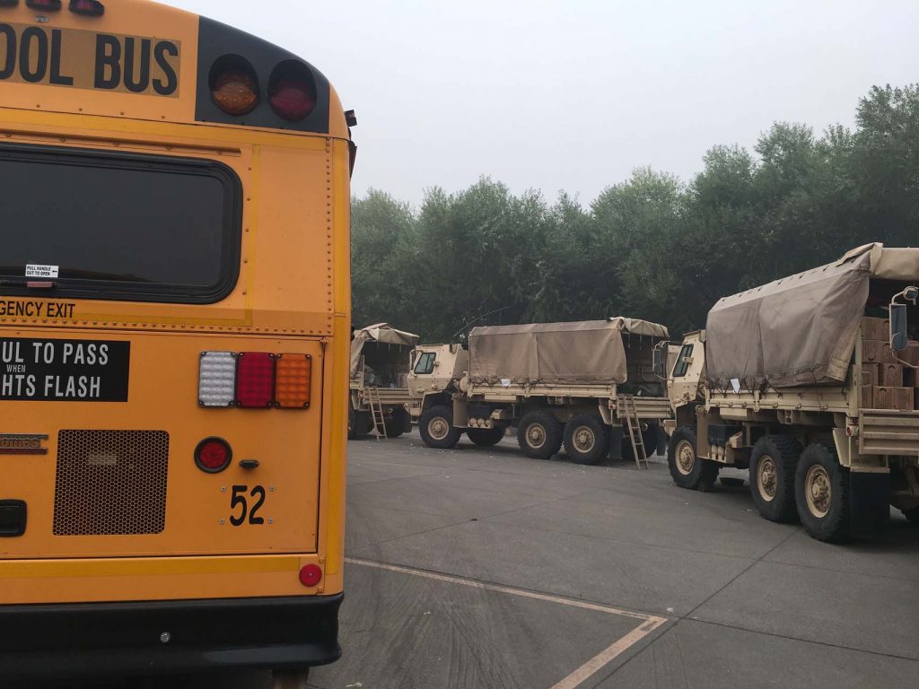 School Buses, Drivers Assist Oregon Fire Rescue Efforts - School ...