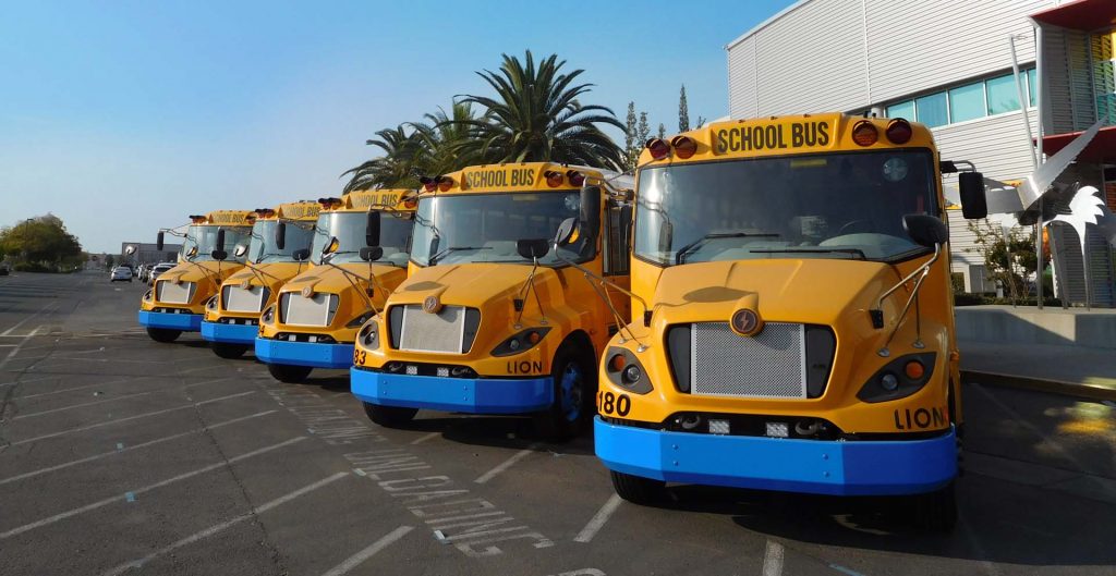 WATCH: North America‘s Largest ZEV School Bus Fleet Adds 10 New LionC ...