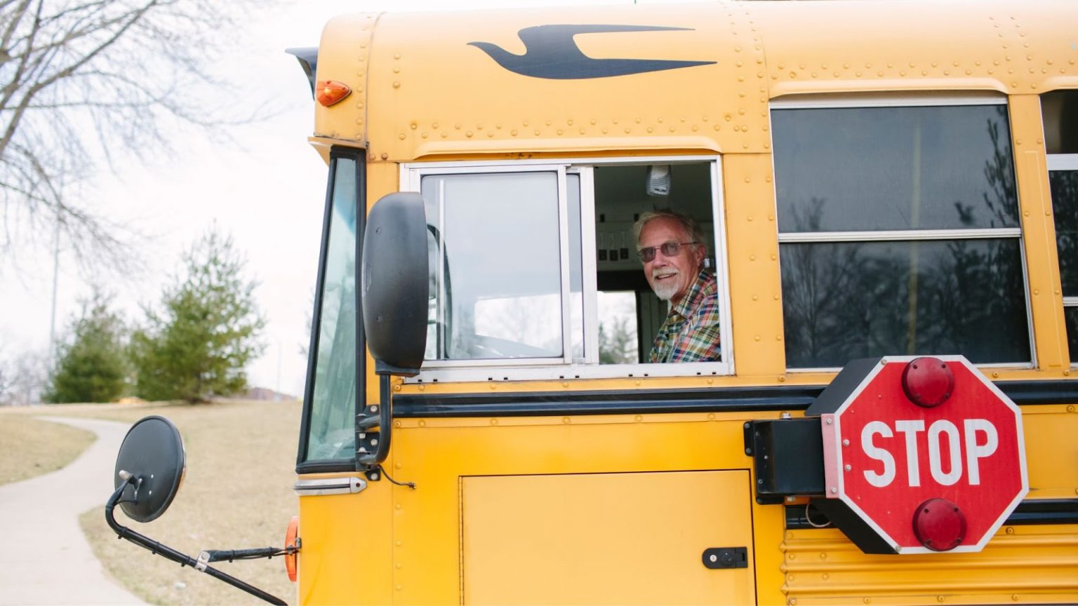 Retired School Bus Driver Makes Donation to Renovate Transportation ...