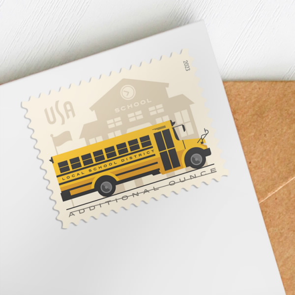 U.S. Postal Services to Introduce New School Bus Stamps - School ...