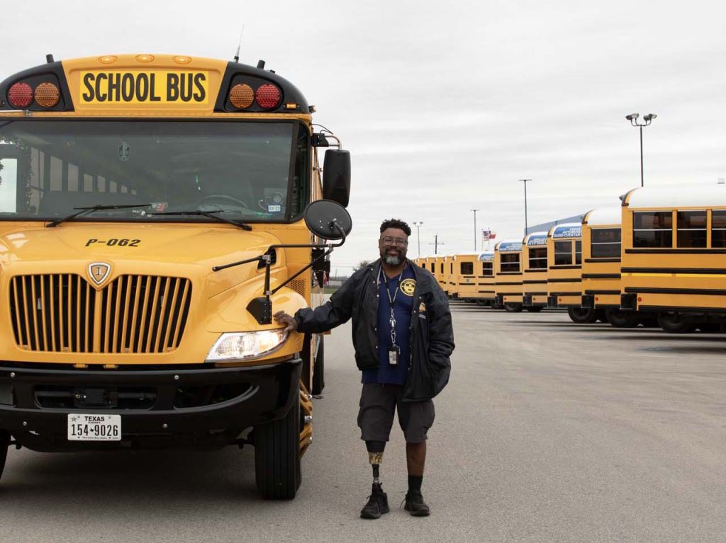 Army Veteran Recounts Losing Leg, Becoming School Bus Driver - School ...