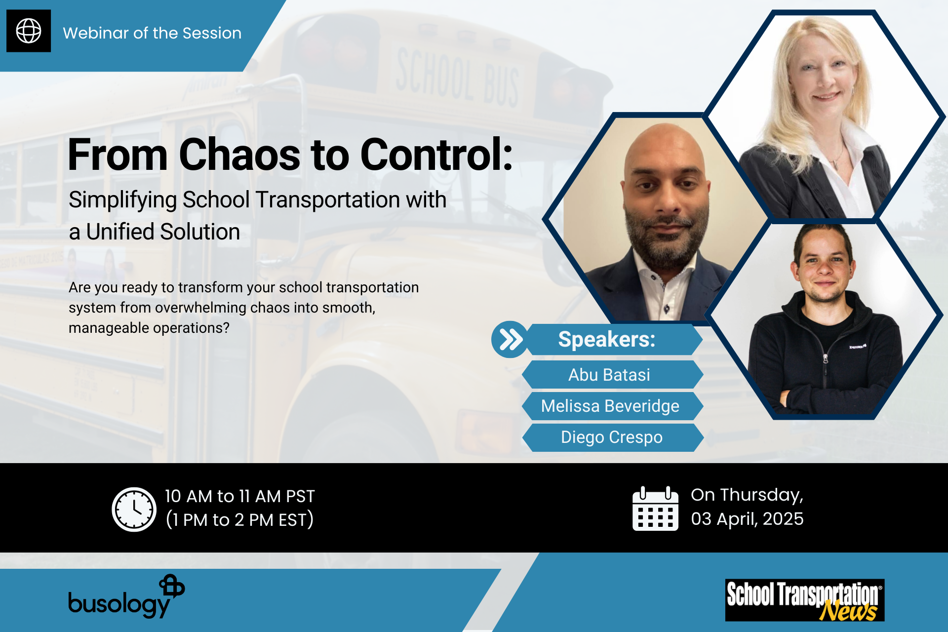 (Recorded Webinar) From Chaos to Control: Simplifying School Transportation with a Unified ...